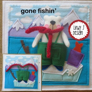 POLAR BEAR What Do You Wear Felt Quiet Book PDF Pattern, Dress-up Book ...