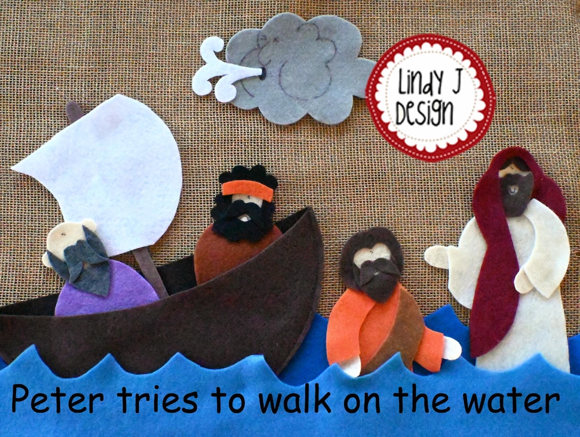 BIBLE Stories for Flannel Felt Board .PDF Pattern Jesus Felt Story ...