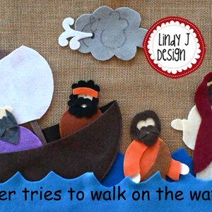BIBLE Stories for Flannel Felt Board .PDF Pattern Jesus Felt Story ...