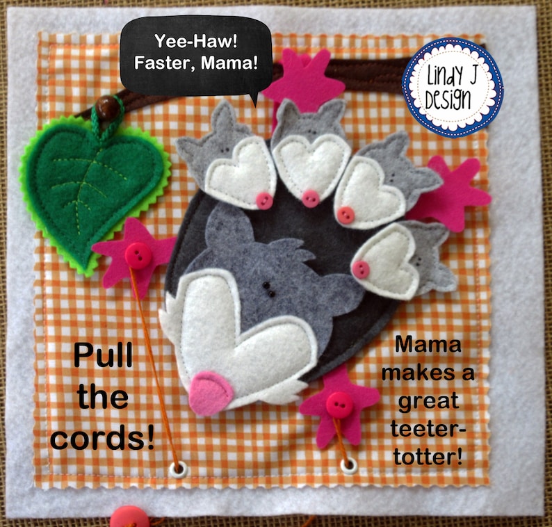Llama Llama Who’s Your Mama? QUIET BOOK PDF Pattern Activity Book ...