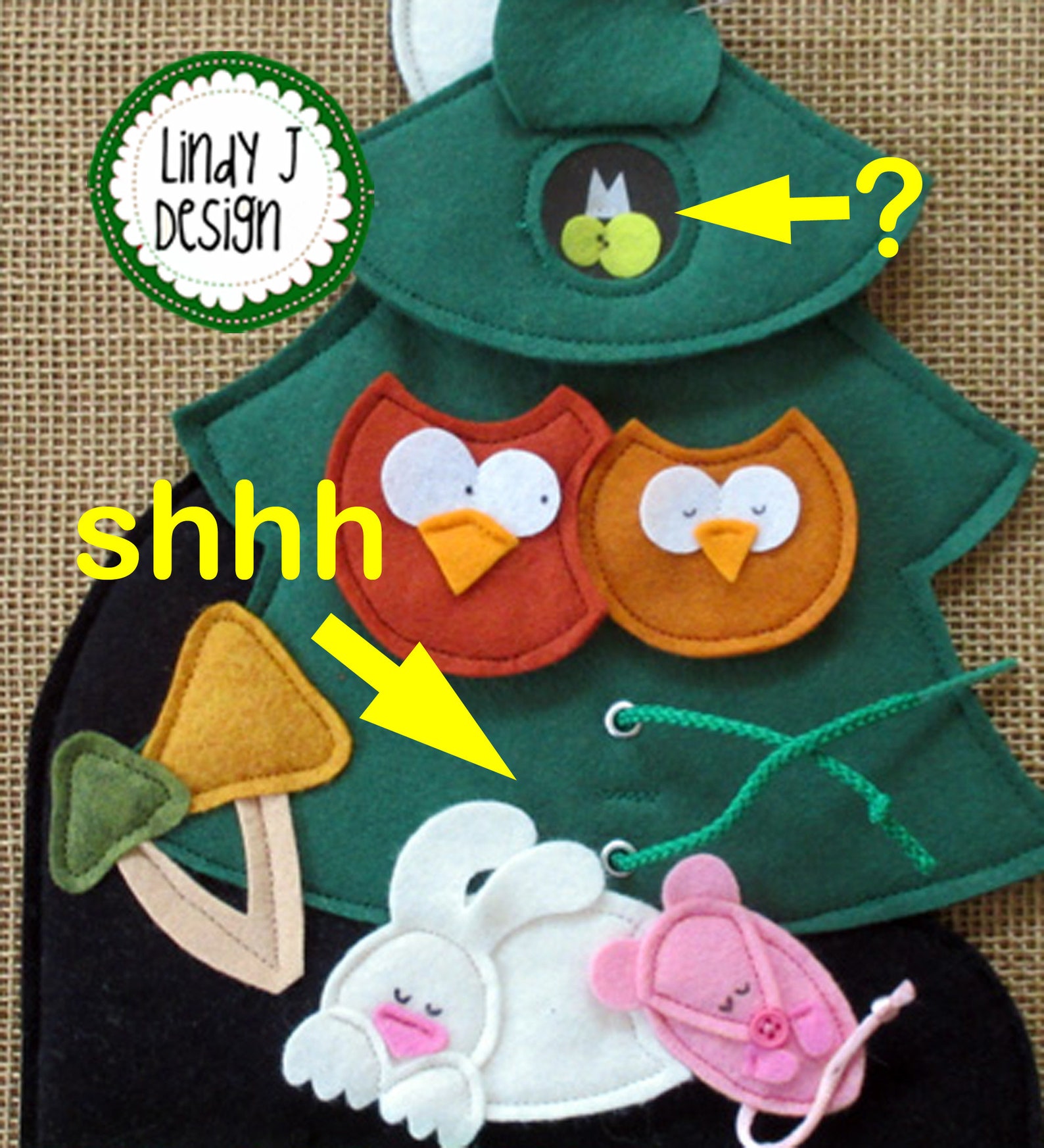 FOREST Fun Felt Quiet BOOK PDF Activity Busy Book Pattern Felt Toddler ...