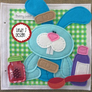 Toy DOCTOR Felt Quiet BOOK PDF Pattern Pretend Play Activity Busy Book ...