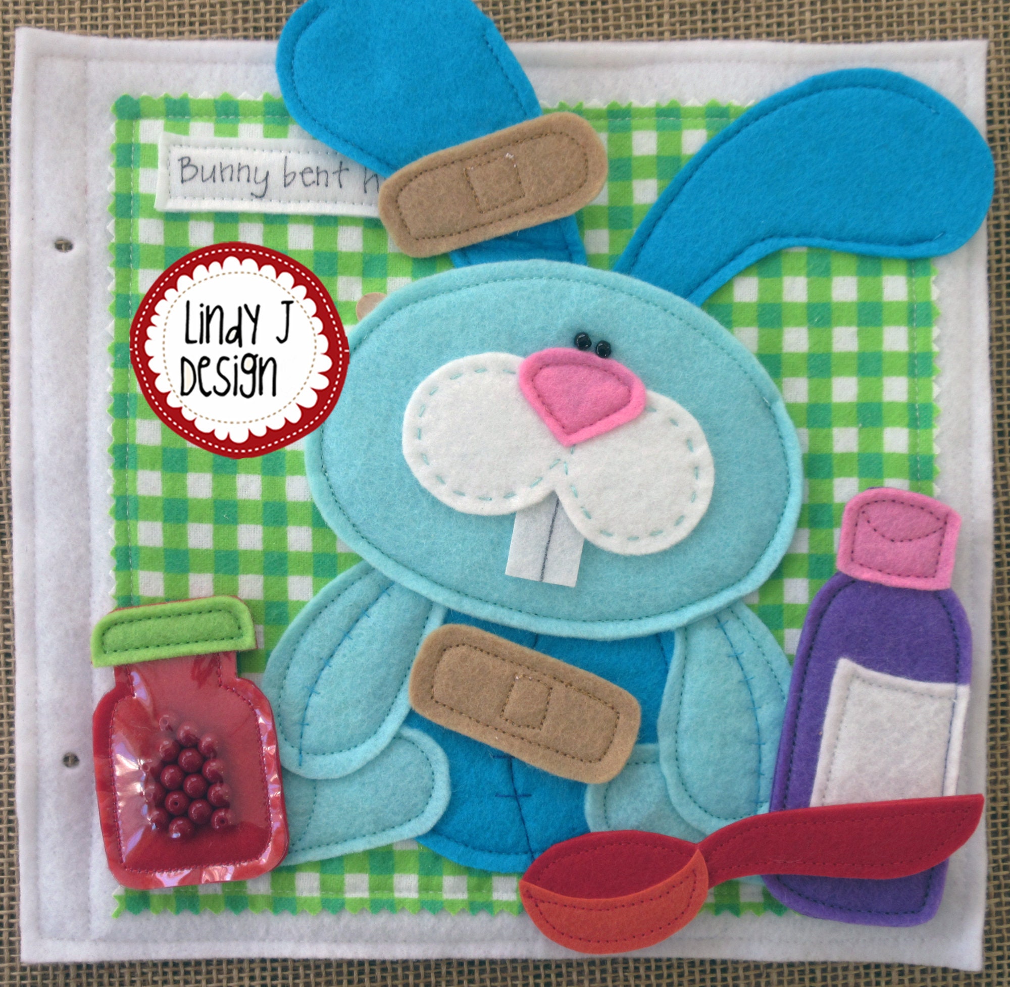 Toy DOCTOR Felt Quiet BOOK PDF Pattern Pretend Play Activity Busy Book ...