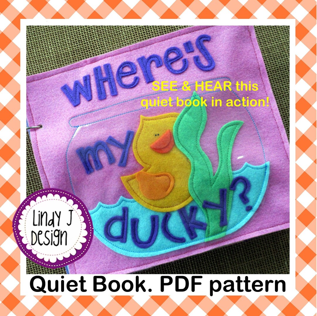 QUIET BOOK PDF Pattern Quiet Book Instructions Learning Position Words ...