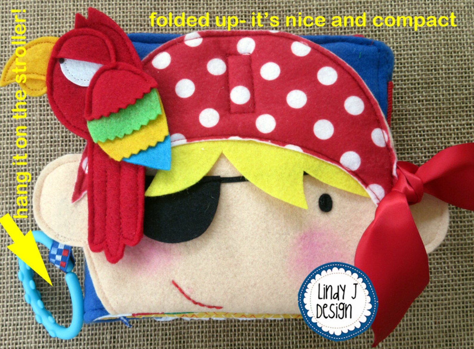 Dress-up Pirate Felt ACTIVITY Toy .PDF Pattern - Etsy