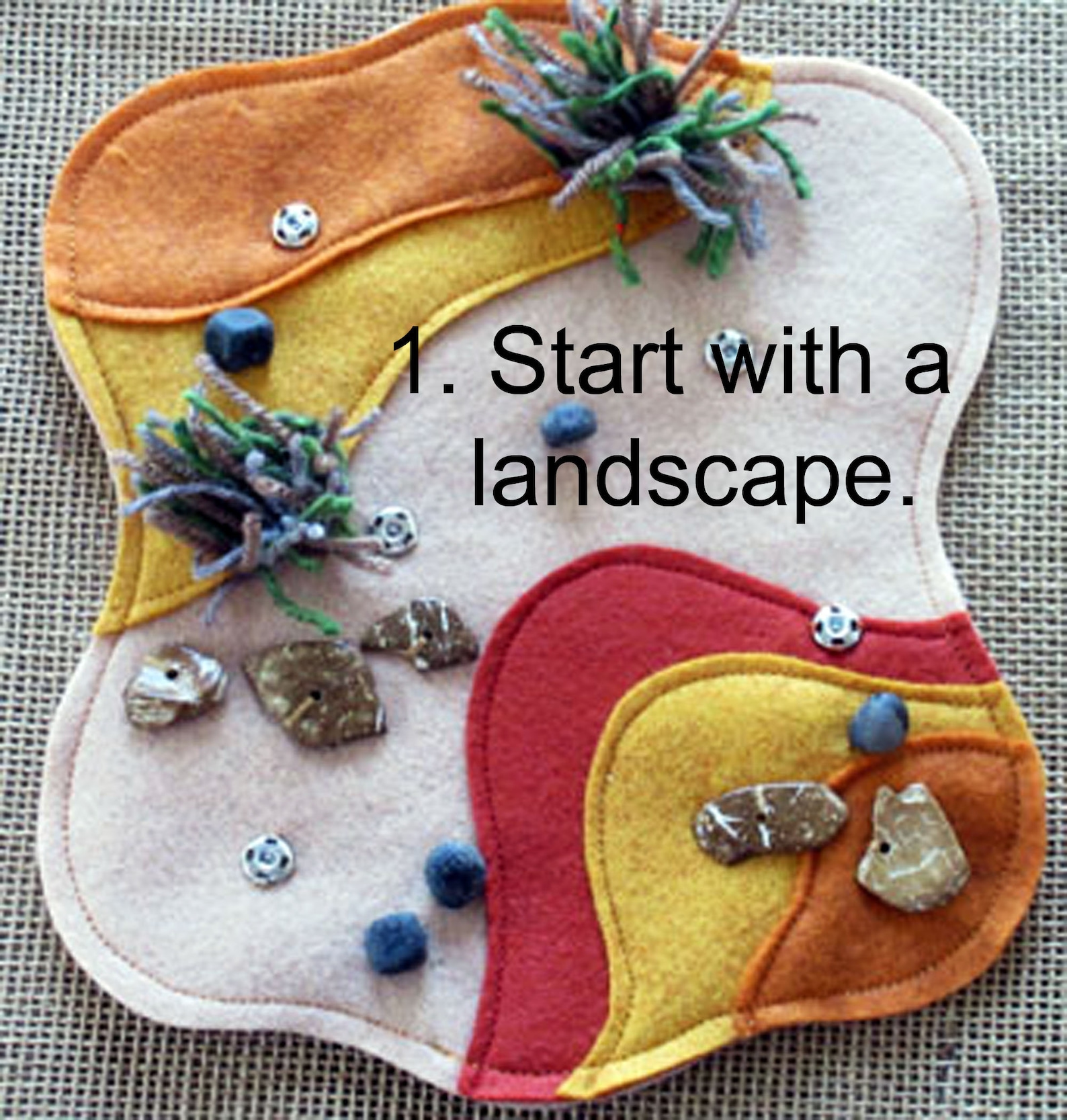 ZOO Fun #2 DESERT Quiet Book PDF Pattern, Landscape With 3D Pieces ...