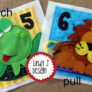 1 2 3...COUNT With Me Felt QUIET Book PDF Pattern Counting Busy Book ...