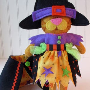 Cat Dress-up Pattern Felt KITTY Doll WARDROBE PDF Pattern Felt Cat Doll ...
