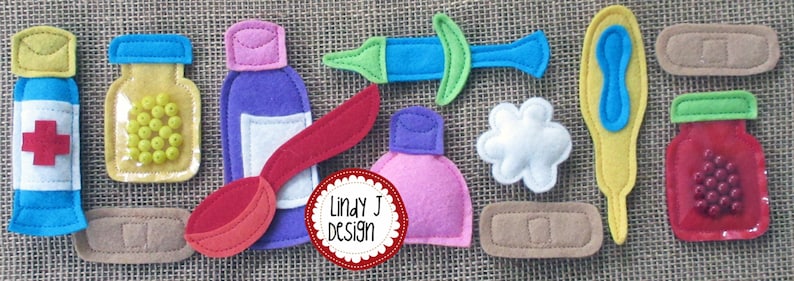 Toy DOCTOR Felt Quiet BOOK PDF Pattern Pretend Play Activity Busy Book ...