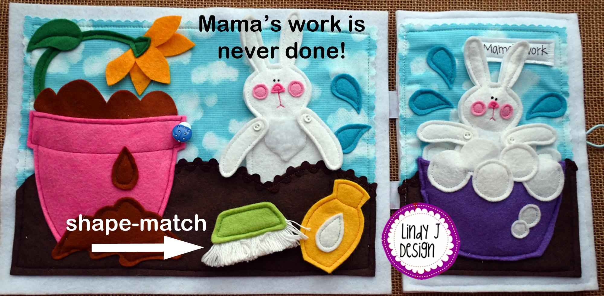 QUIET BOOK PDF Pattern Felt Bunny Activity Book Instruction Rabbit Busy ...