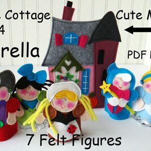 Fairy Tale MATCHBOX Cottage 4 CINDERELLA Felt Playset PDF Cinderella ...