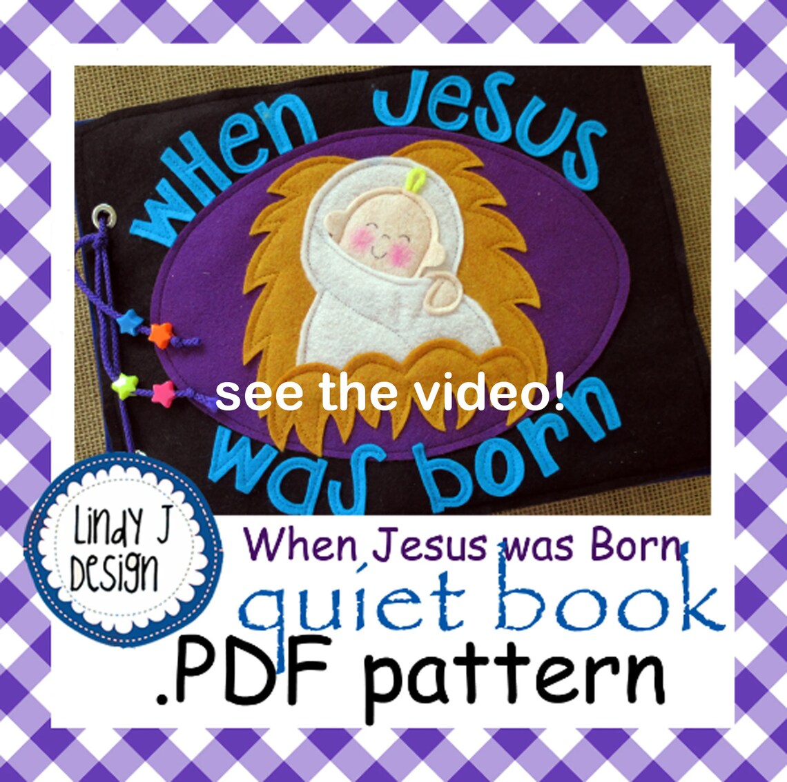 When Jesus Was Born Felt CHRISTMAS Nativity Quiet BOOK - Etsy Australia