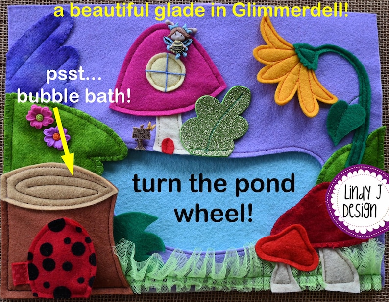 Troll TROUBLE Quiet BOOK PDF Pattern Felt Fairy Activity Book ...