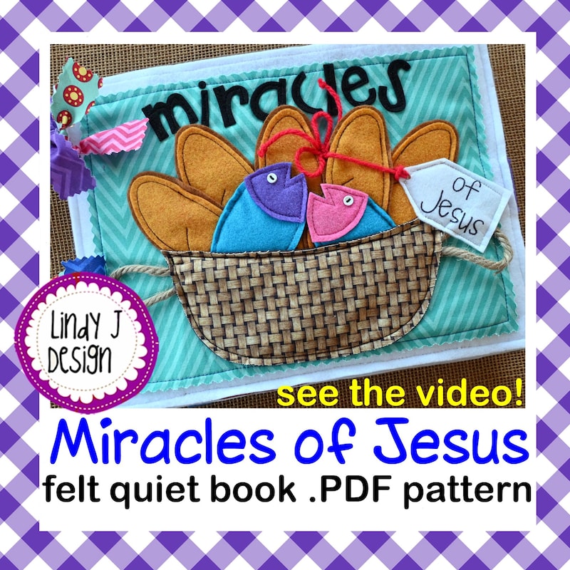 Quiet Book Bible. Pattern - Etsy