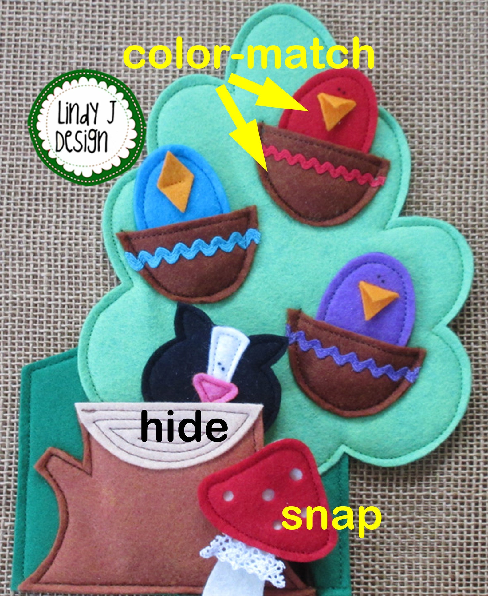 FOREST Fun Felt Quiet BOOK PDF Activity Book Felt Book - Etsy