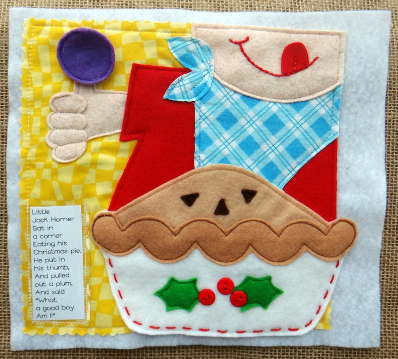 RHYME TIME 2 Felt Quiet Book .PDF Pattern - Etsy Australia