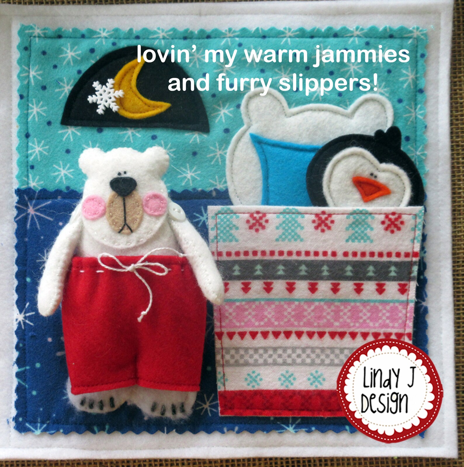 POLAR BEAR What Do You Wear Felt Quiet Book PDF Pattern - Etsy
