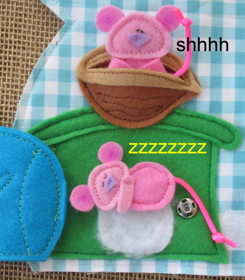 Mouse House Felt DOLL HOUSE QUIET Book Mouse Cottage | Etsy