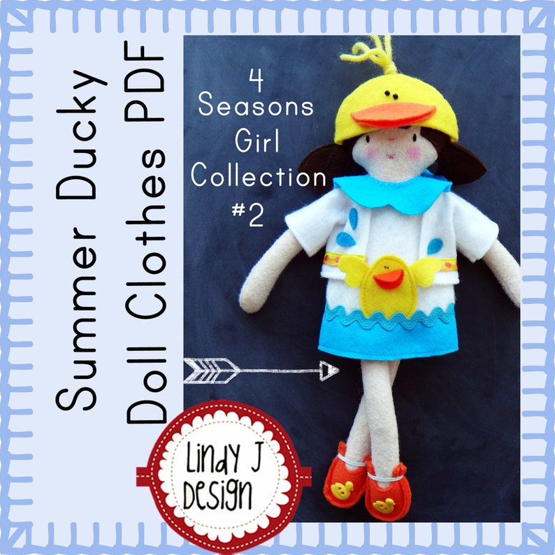 DOLL Clothes BUNDLE 4 Seasons Girl Collection for 12” Felt Zoey Doll ...