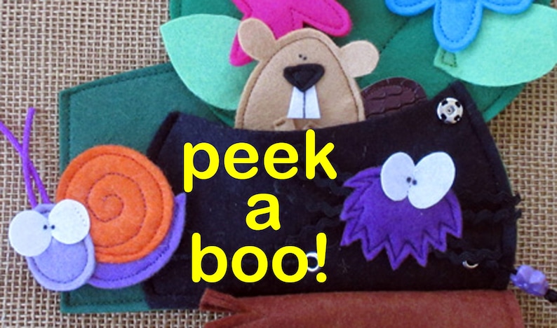FOREST Fun Felt Quiet BOOK PDF Activity Busy Book Pattern Felt Toddler ...
