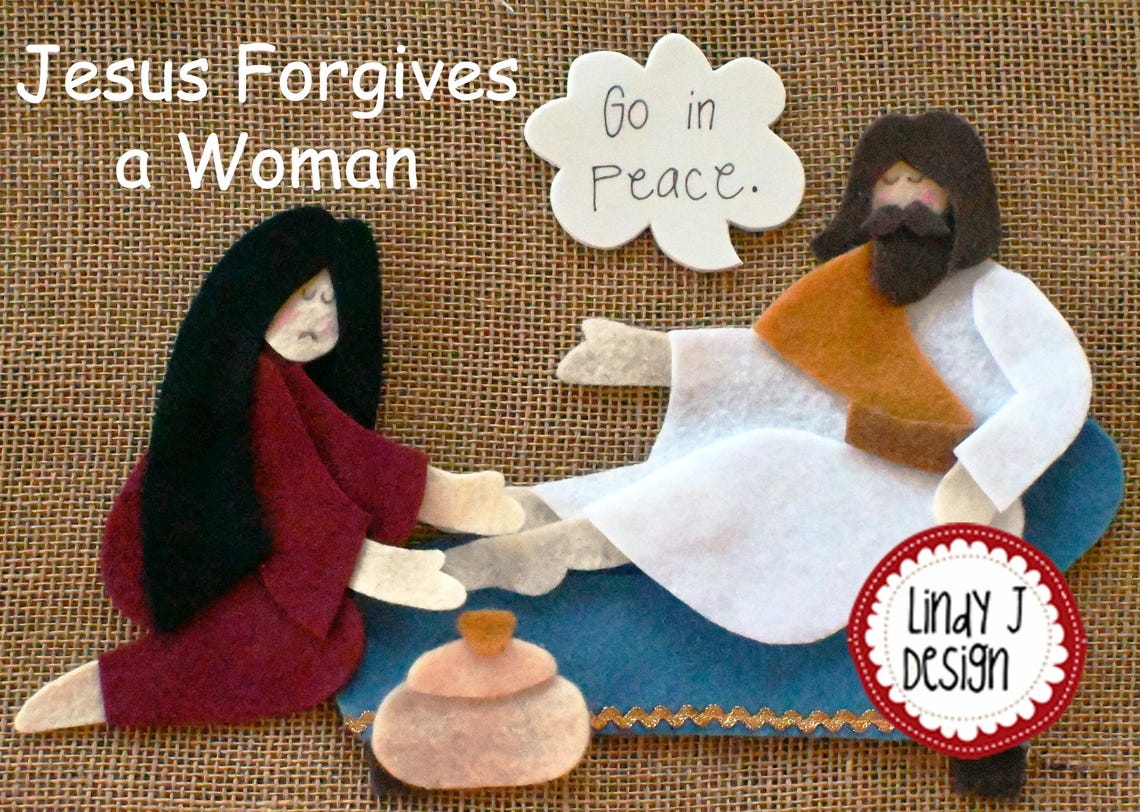 BIBLE Stories for Flannel Felt Board .PDF Pattern Jesus Felt Story ...
