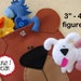 Brown BEAR Story Felt Playset ANIMALS PDF Pattern Animal Play Set ...