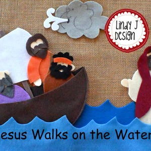 BIBLE Stories for Flannel Felt Board .PDF Pattern Jesus Felt Story ...