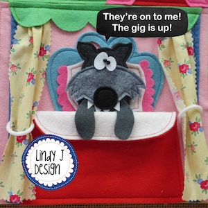 Little Red Riding Hood Felt QUIET BOOK PDF Pattern Fairy Tale Busy Book ...