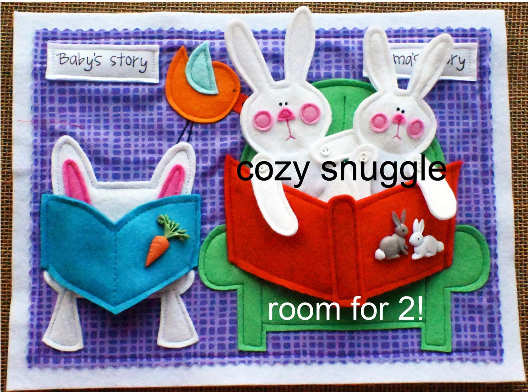 QUIET BOOK PDF Pattern Felt Bunny Activity Book Instruction Rabbit Busy ...