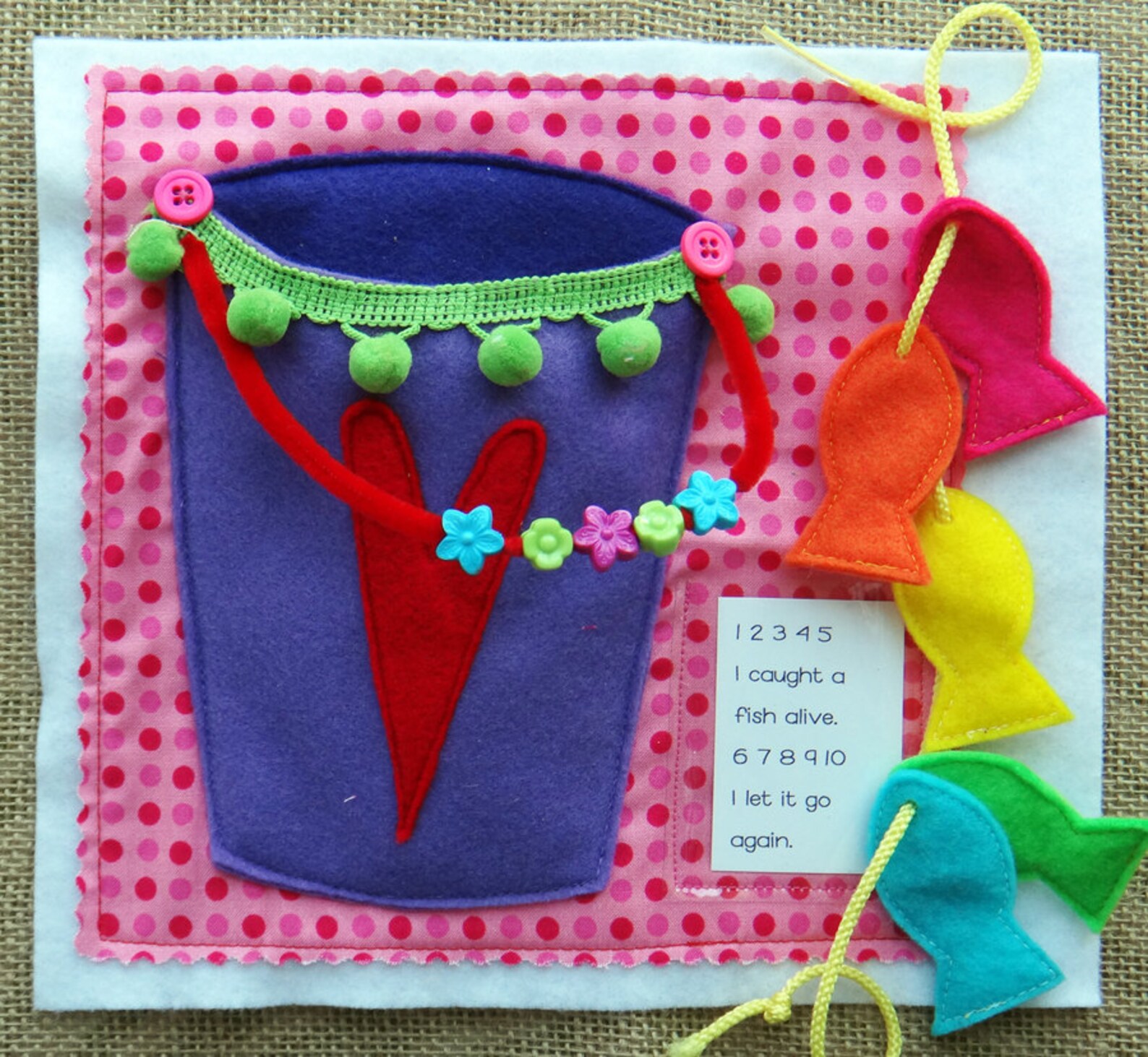 RHYME Time Felt Quiet BOOK .PDF Pattern Activity Book Instructions ...