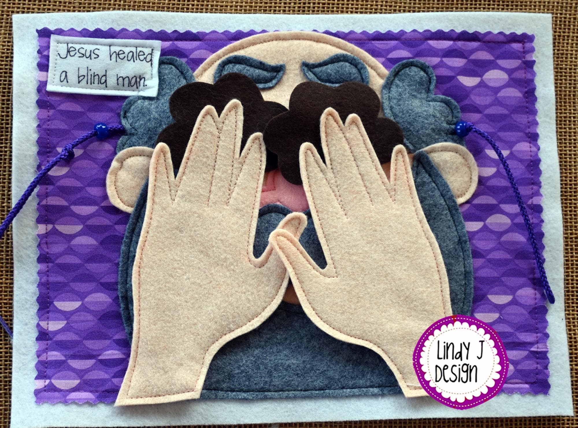 MIRACLES of JESUS Felt Quiet Book PDF Pattern Bible Activity Book Instructions Interactive ...