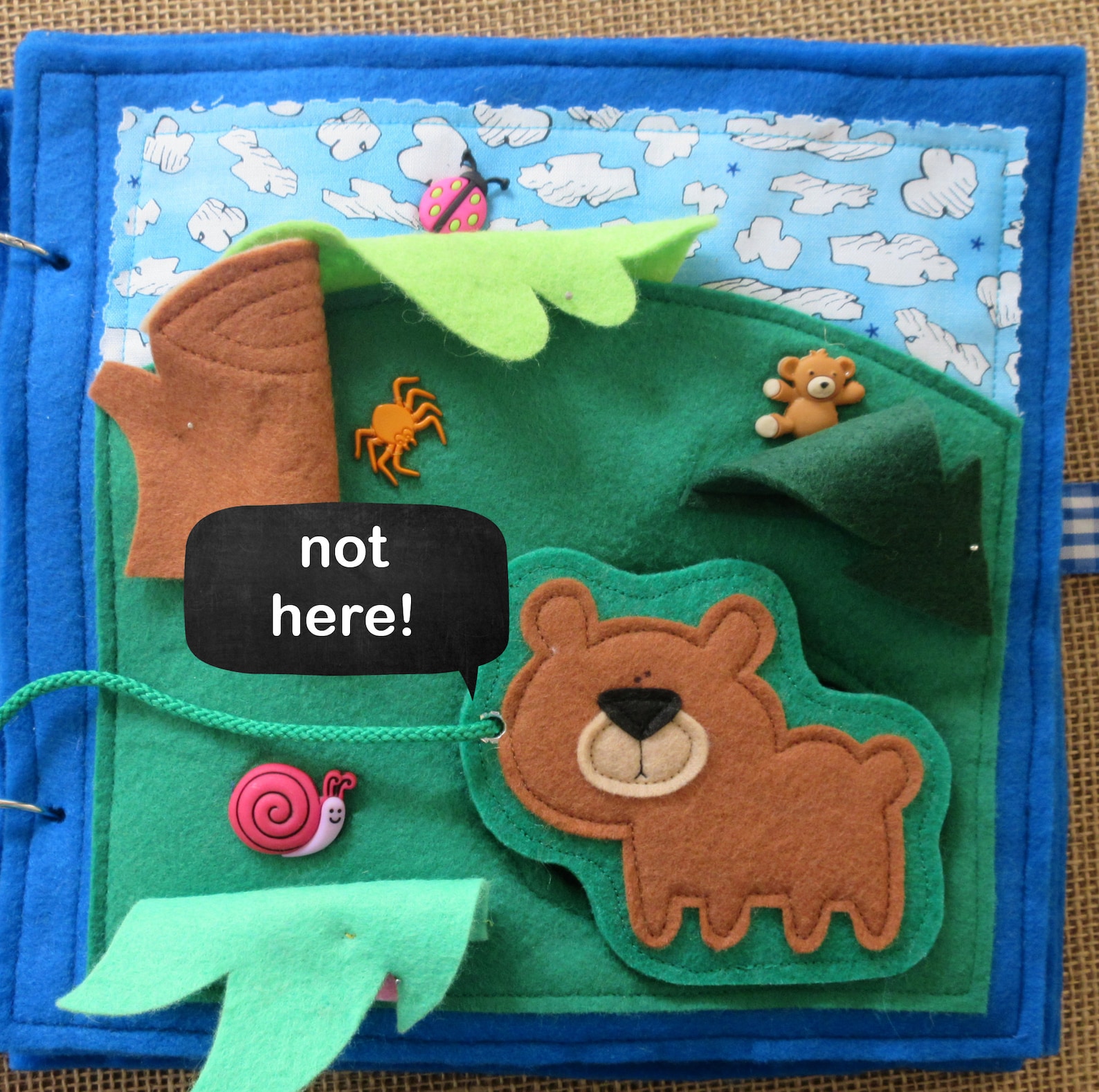 QUIET BOOK PDF Pattern Quiet Book Instructions Bear Activity - Etsy