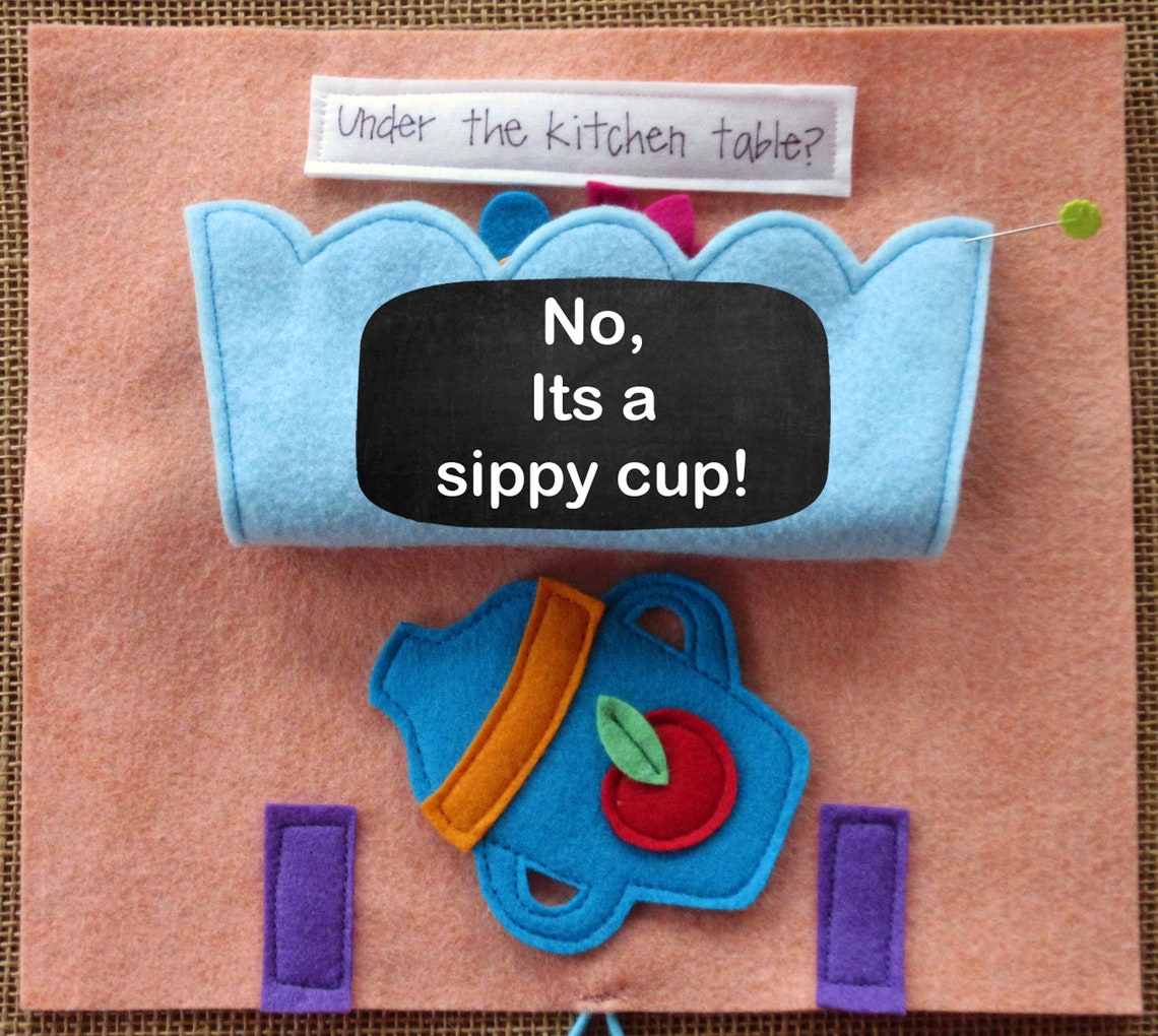 QUIET BOOK PDF Pattern Quiet Book Instructions Learning Position Words ...