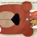 Brown BEAR Story Felt Playset ANIMALS PDF Pattern Animal Play Set ...