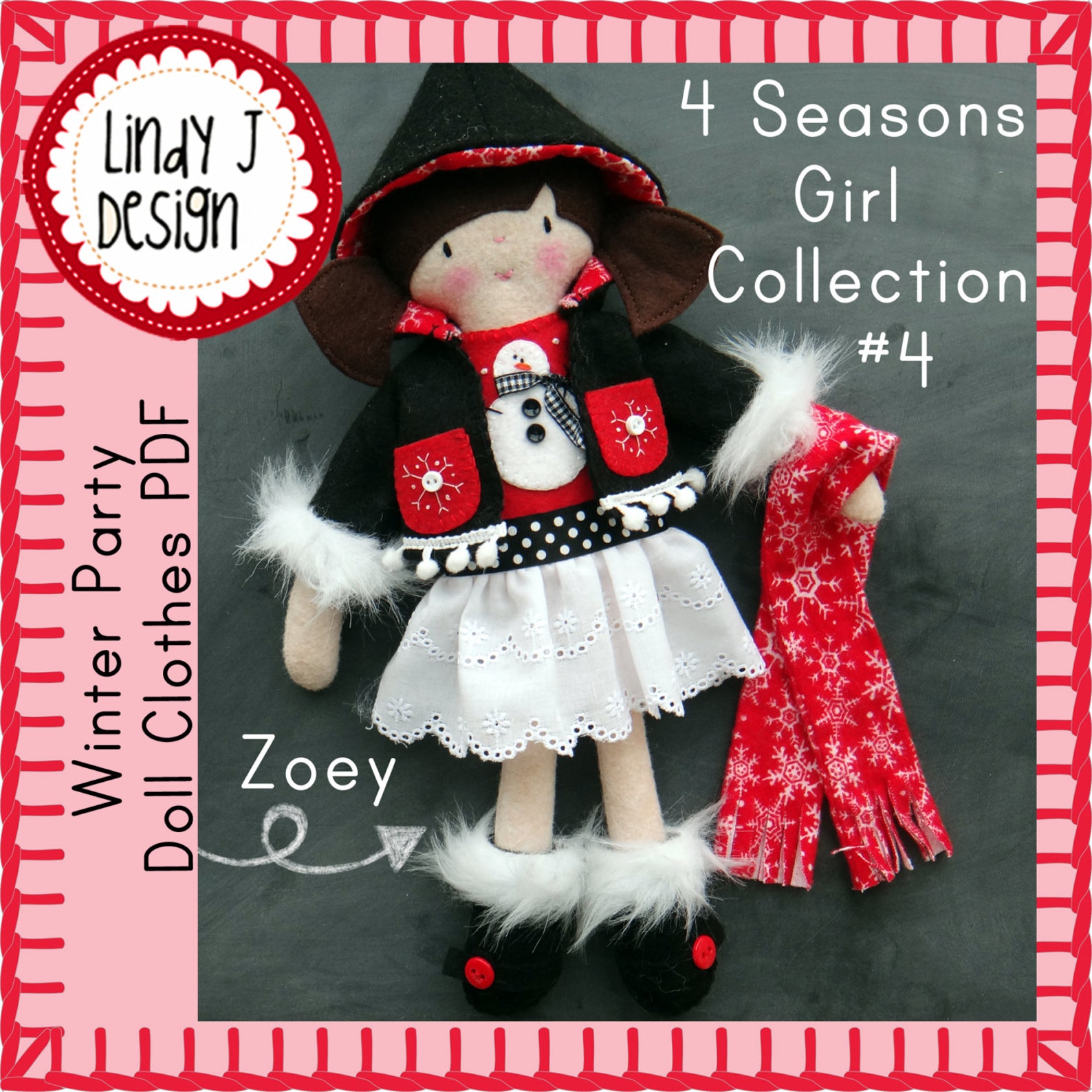 Doll Clothes BUNDLE 4 Seasons Girl Collection for 12 Felt - Etsy