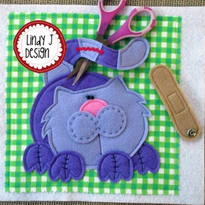 Toy DOCTOR Felt Quiet BOOK PDF Pattern Pretend Play Activity Busy Book ...