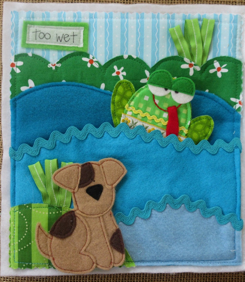 A Home for Max FELT QUIET Book .PDF Pattern - Etsy
