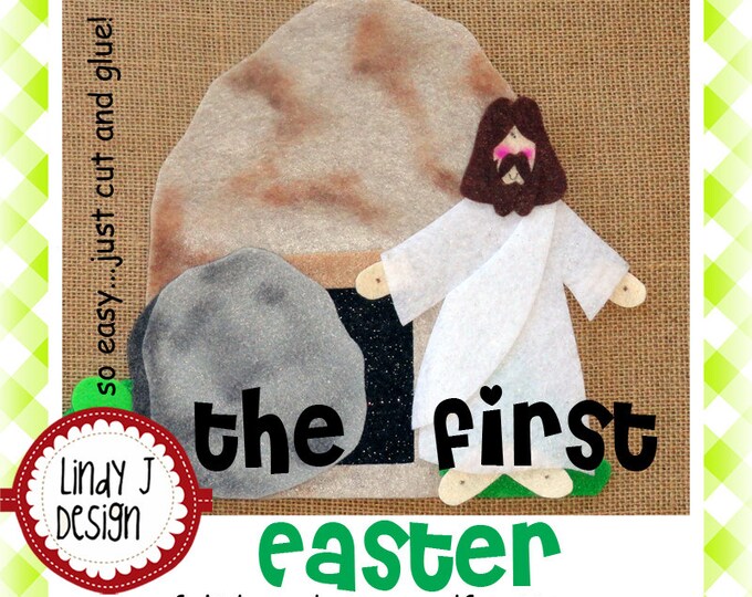 The First EASTER Bible Story Flannel Board Pdf FELT Easter Felt Board ...