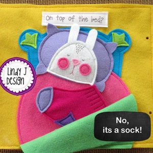 QUIET BOOK PDF Pattern Quiet Book Instructions Learning Position Words ...