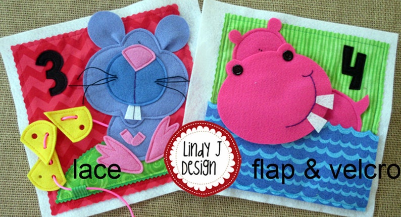 1 2 3...COUNT With Me Felt QUIET Book PDF Pattern Counting Busy Book ...