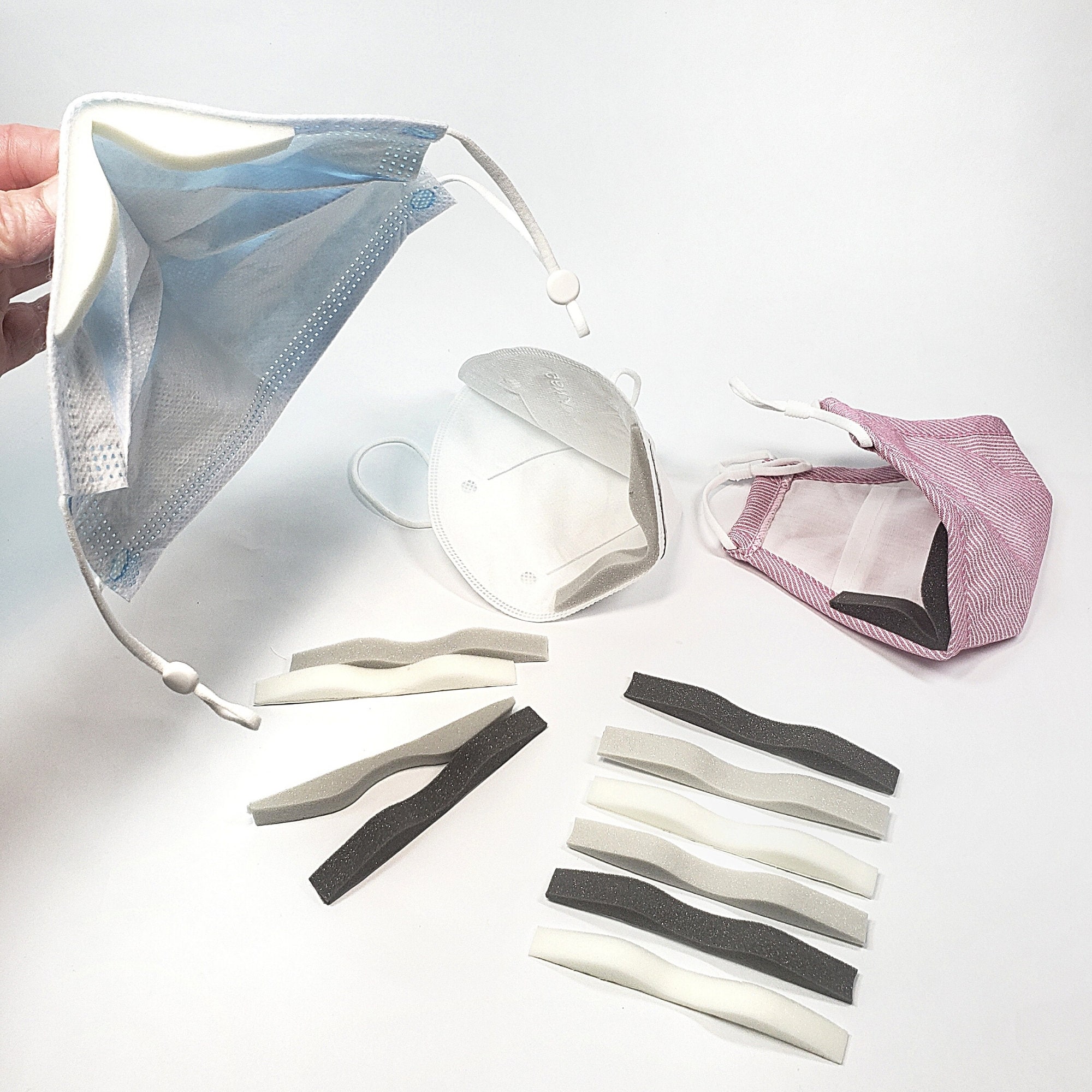 Anti fog nose pads for face masks Self adhesive foam strip | Etsy