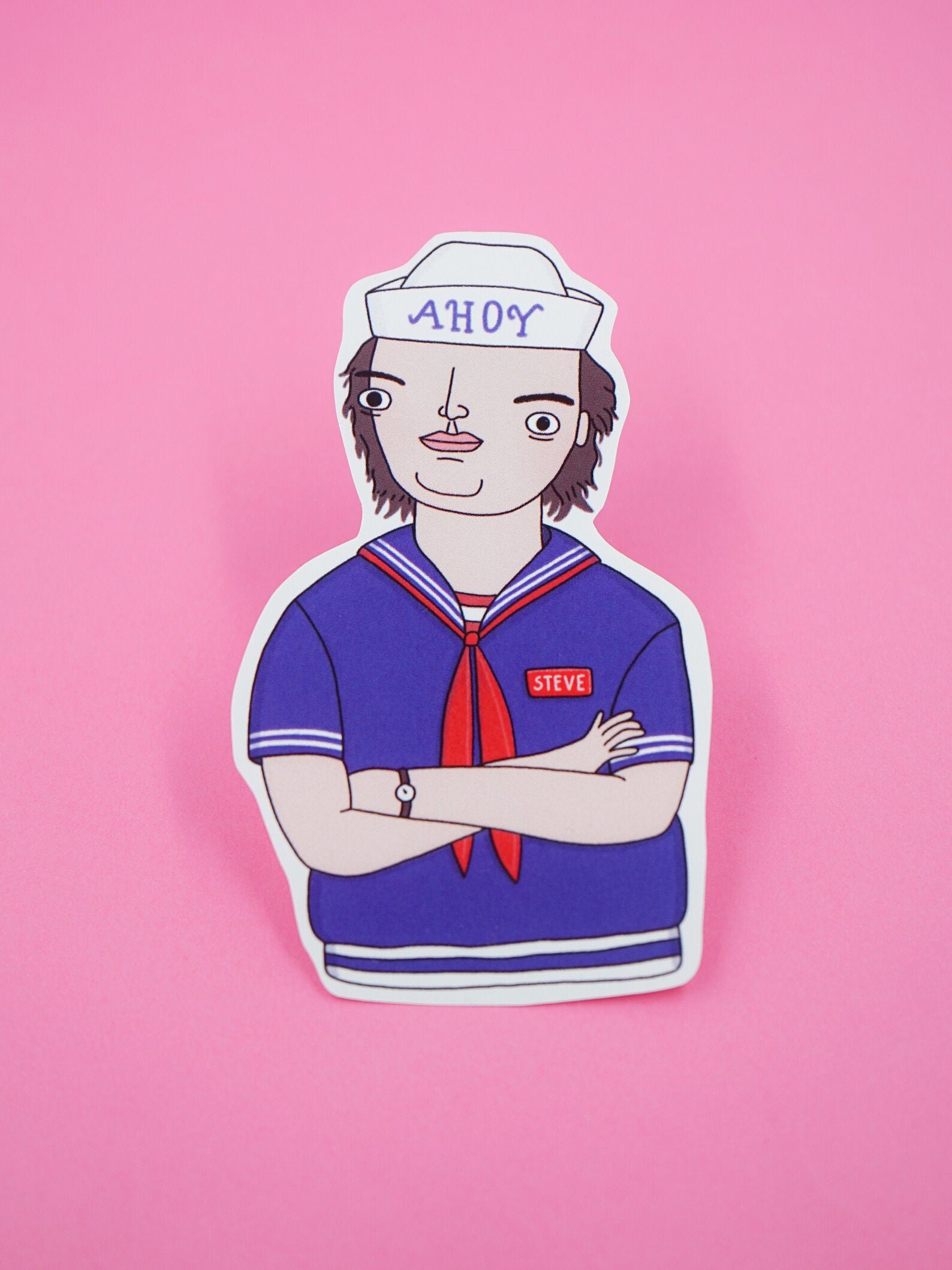 Steve Harrington Stranger Things Sticker Gloss Paper Laptop - Etsy