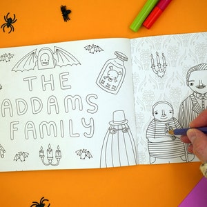 Spooky Movie Colouring Book | A5 Landscape | Eco Friendly Paper - Etsy