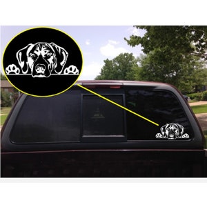 Peeking Lab Sticker Decal | Labrador Retriever | Stick on Car, Truck ...