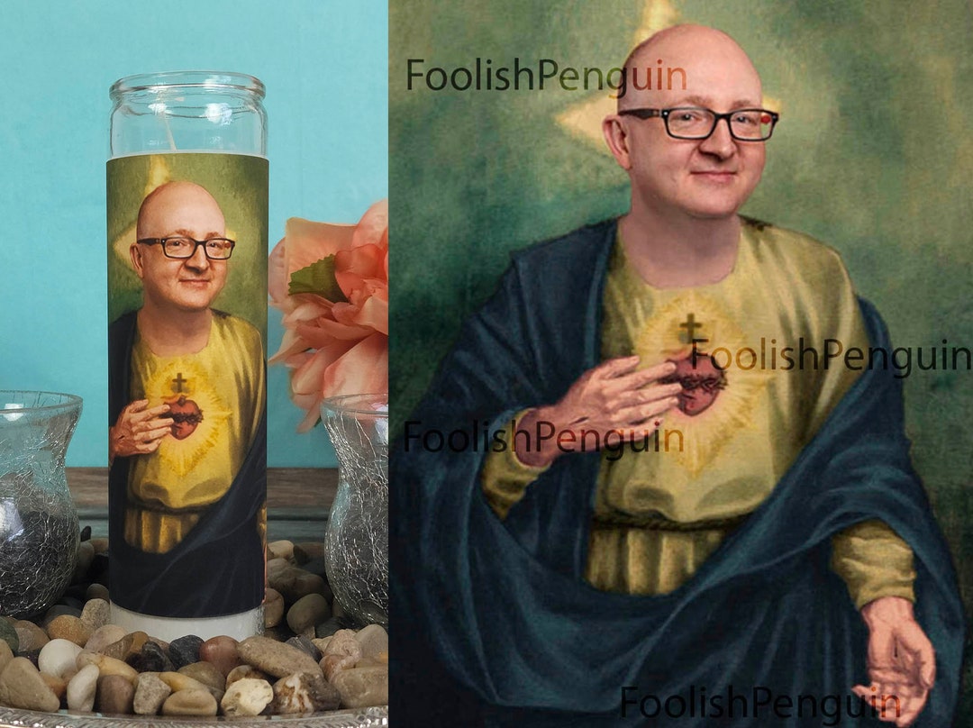 Saint Jerry Holkins D&D Muse Prayer Candle - Etsy