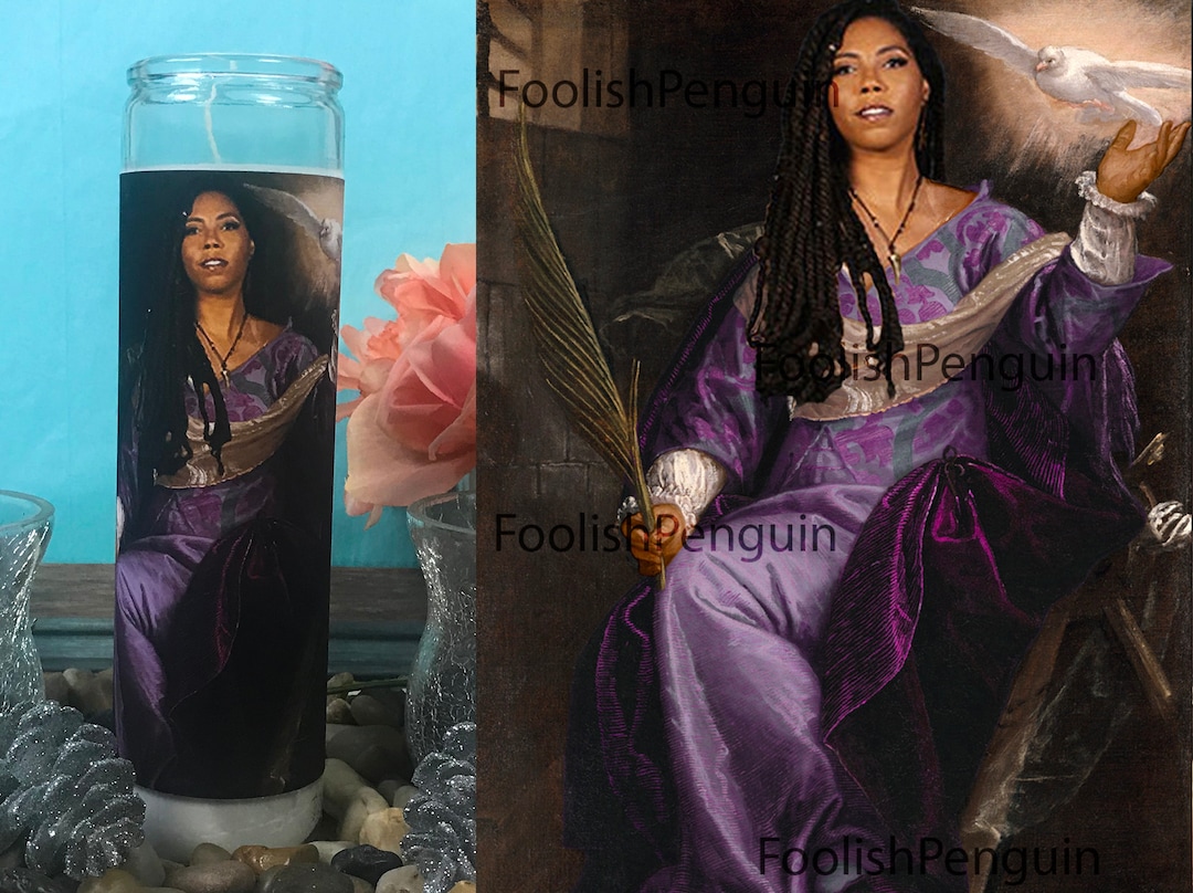 Saint Aabria Iyengar D&D Muse Prayer Candle - Etsy New Zealand