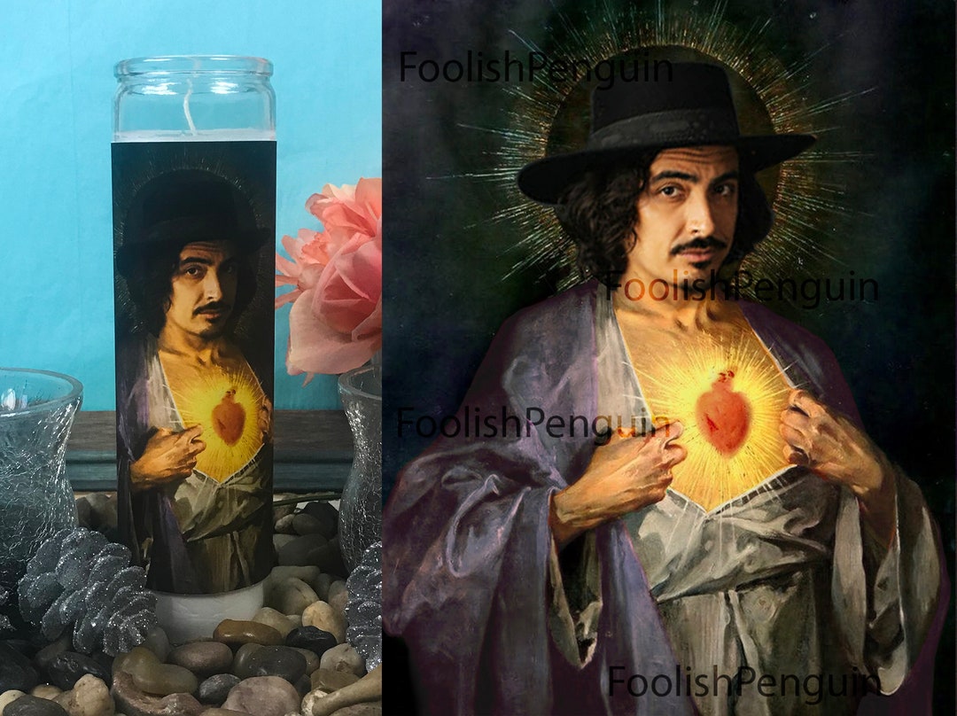 Saint Robbie Daymond D&D Muse Prayer Candle - Etsy