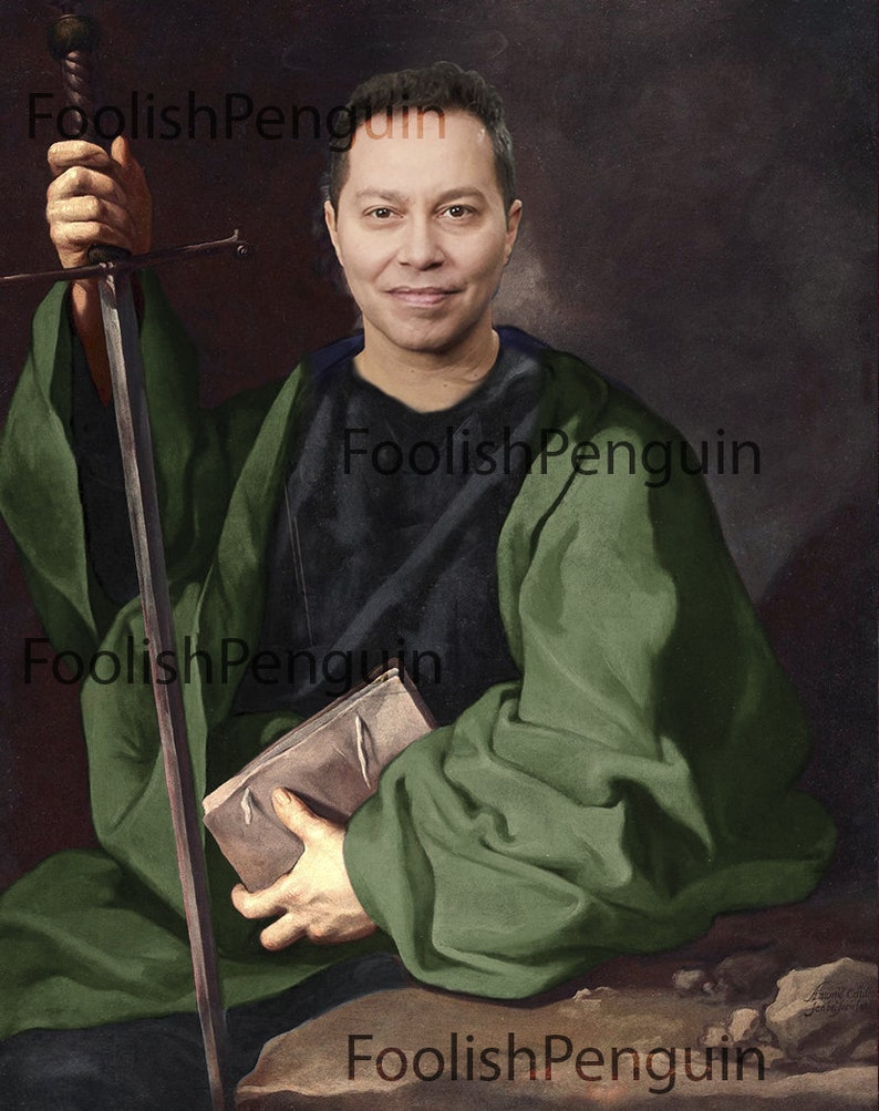 Saint Sam Riegel D&D Muse Prayer Candle - Etsy