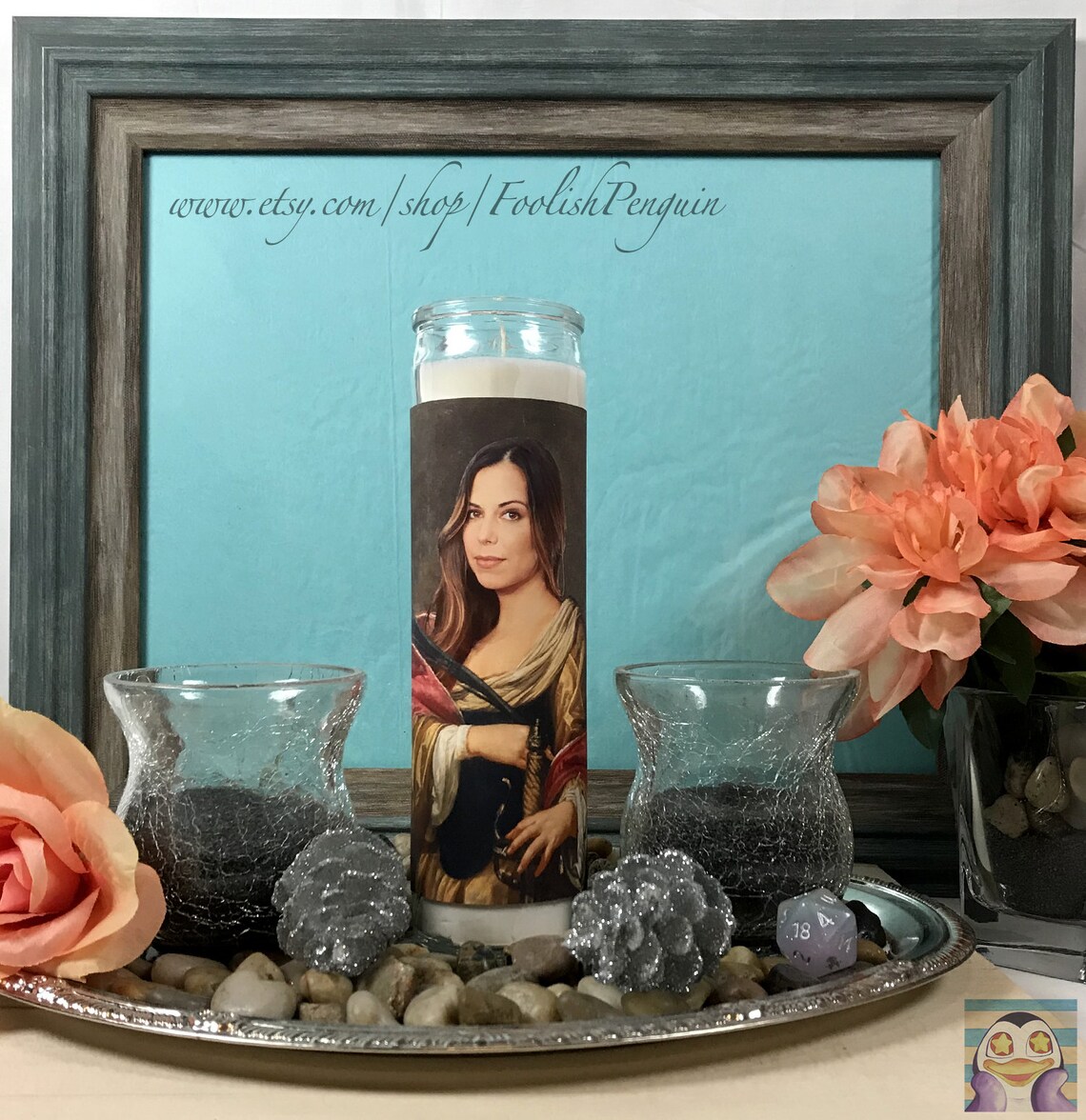 Saint Laura Bailey D&D Muse Prayer Candle - Etsy