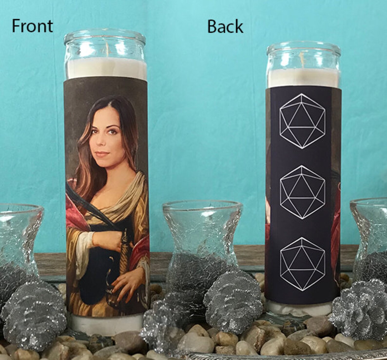 Saint Laura Bailey D&D Muse Prayer Candle - Etsy